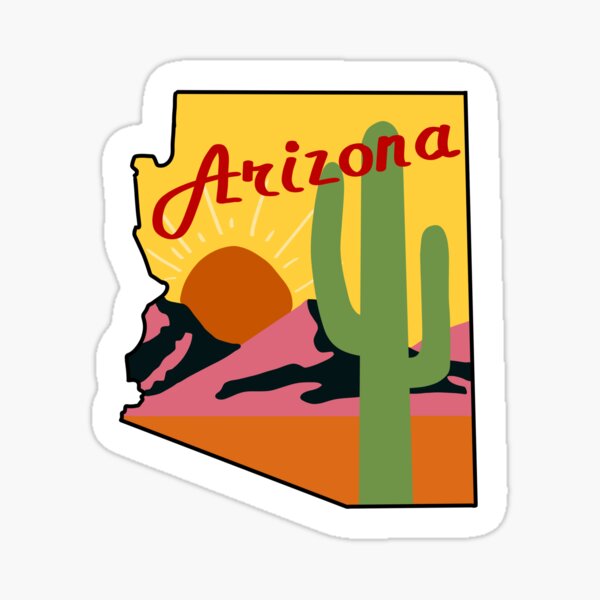 "Arizona State sticker" Sticker by hannahjpepper | Redbubble