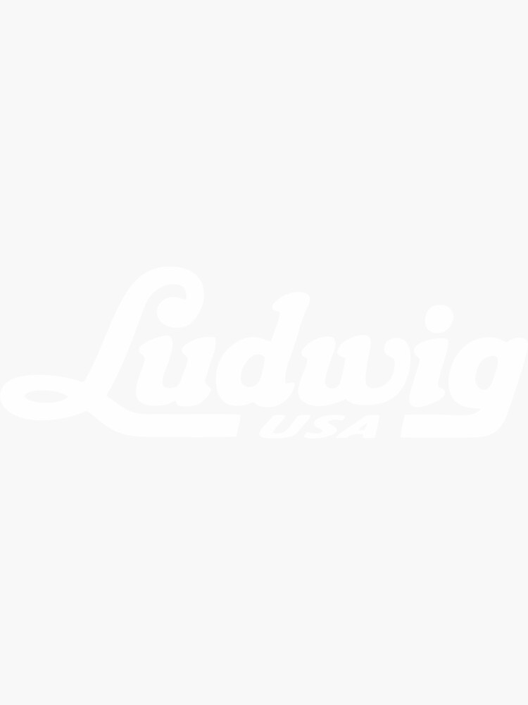 "BEST SELLER Ludwig Logo Merchandise" Sticker for Sale by glyndongaz ...
