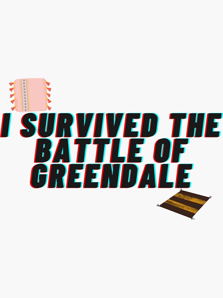 "Battle of Greendale Veteran " Sticker for Sale by trex237 | Redbubble