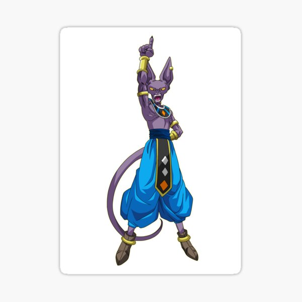 "Beerus Render" Sticker for Sale by AndreaDensu | Redbubble