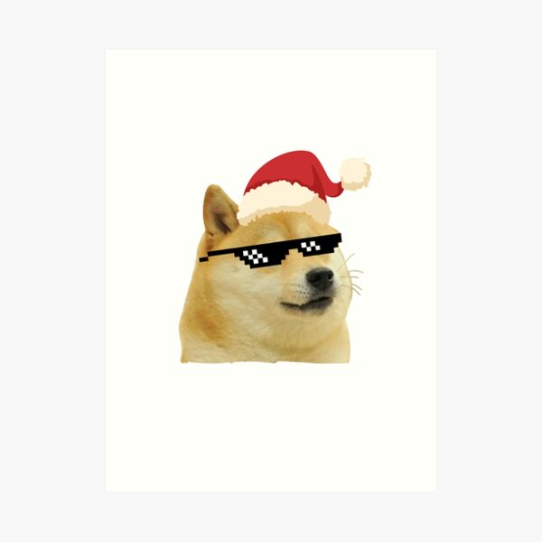 "Cheems Christmas" Art Print for Sale by alexquang | Redbubble