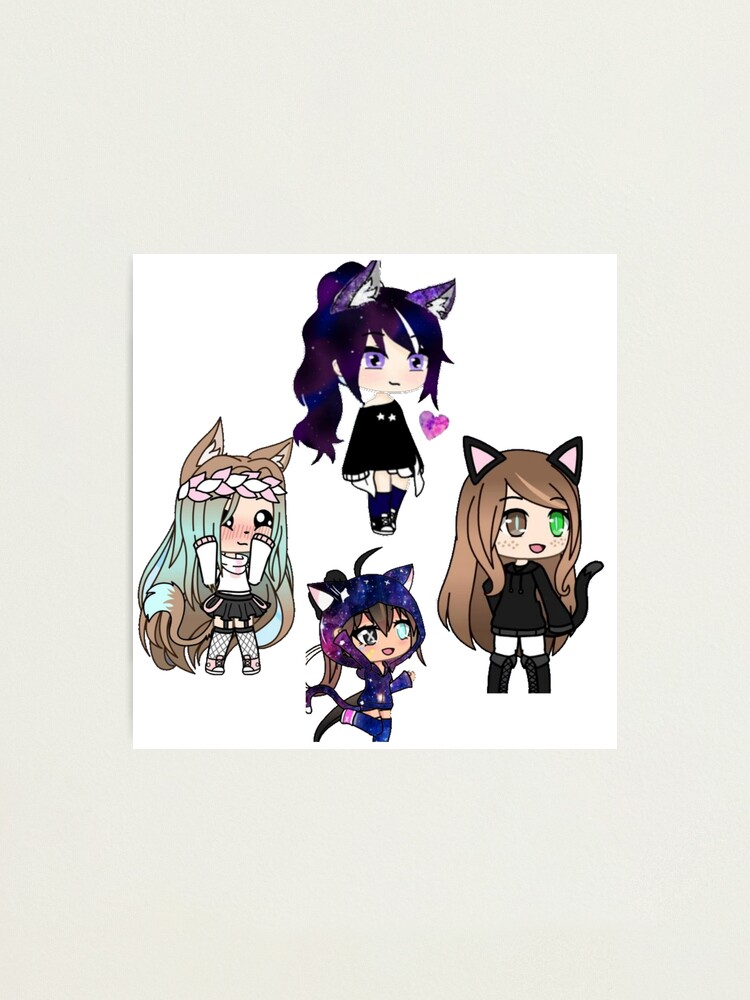 "Gacha life pack" Photographic Print for Sale by Thegames | Redbubble
