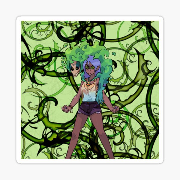 "Monster Prom: Aaravi Mishra " Sticker by raybound420 | Redbubble