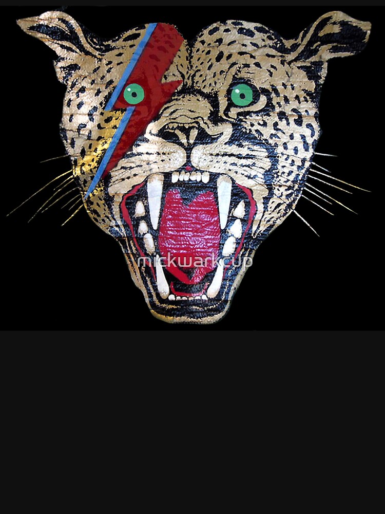 "Street walking Cheetah with an eye full of Ziggy" T-shirt for Sale by ...