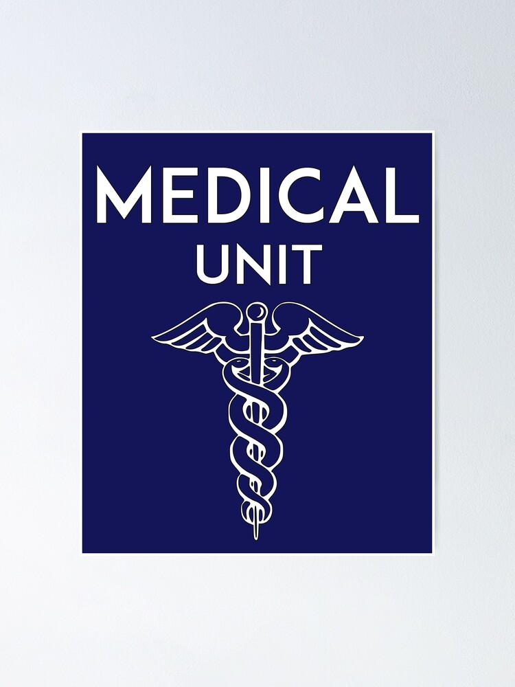 "Medical unit team, hospital ward, healthcare staff" Poster for Sale by ...