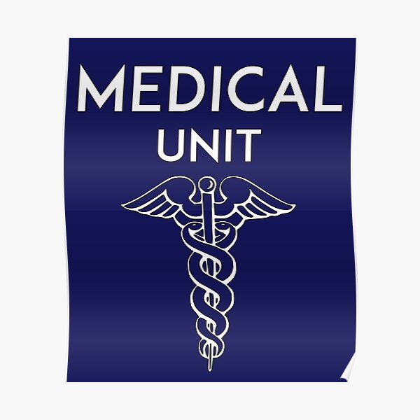 "Medical unit team, hospital ward, healthcare staff" Poster for Sale by ...