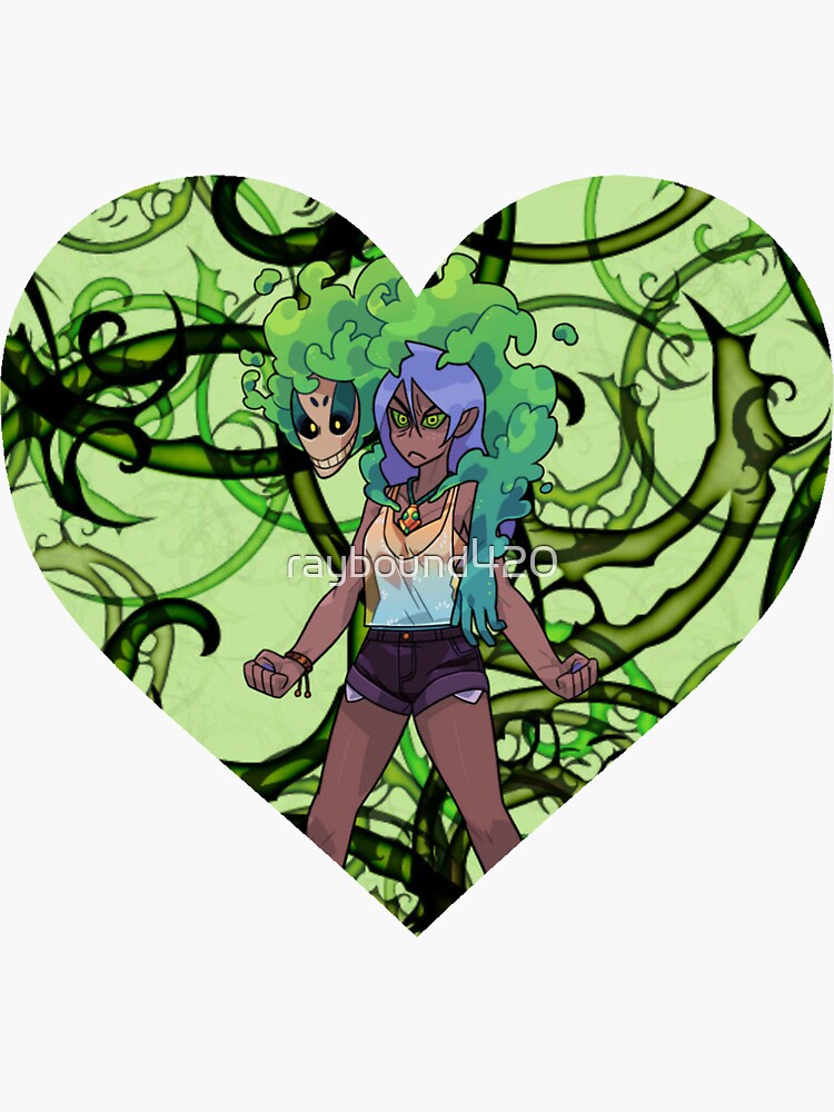 "Monster Prom: Aaravi Mishra " Sticker by raybound420 | Redbubble
