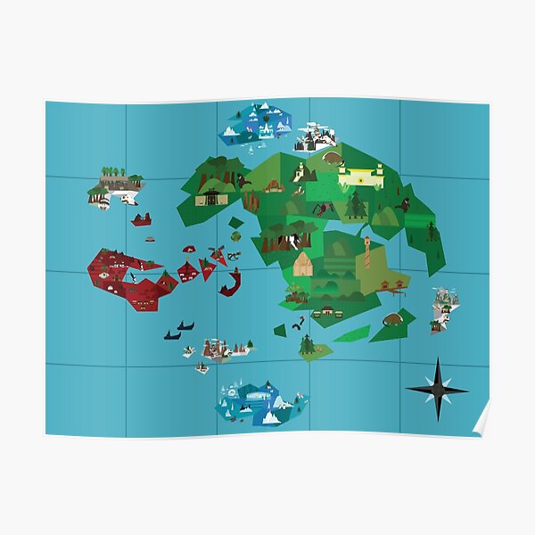 "Die Avatar-Welt" Poster von Raegantum | Redbubble