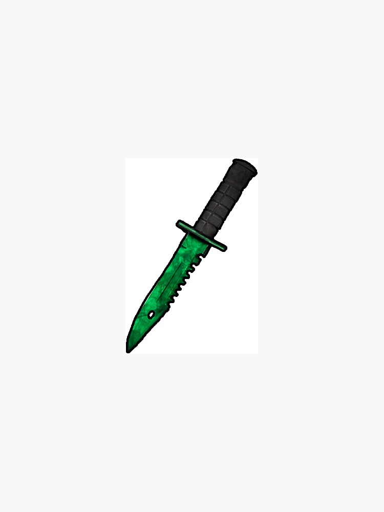 "M9 Bayonet Gamma Doppler Emerald (CS:GO)" Magnet by xReece | Redbubble