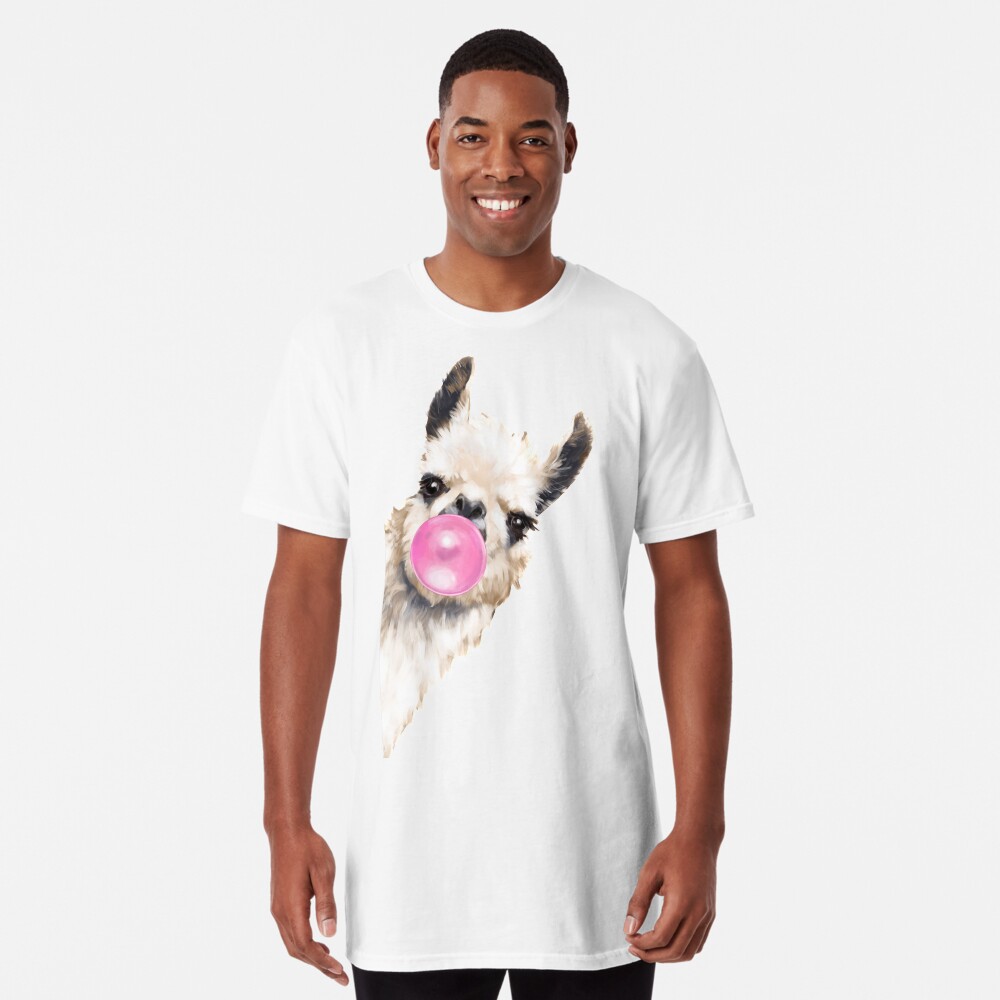 "Sneaky Llama with Bubble Gum" Poster for Sale by bignosework | Redbubble