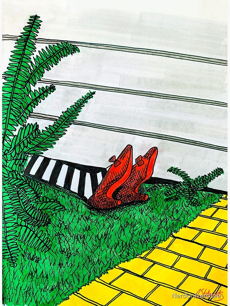 "The Ruby Slippers" Art Print for Sale by NerdUniversitee | Redbubble