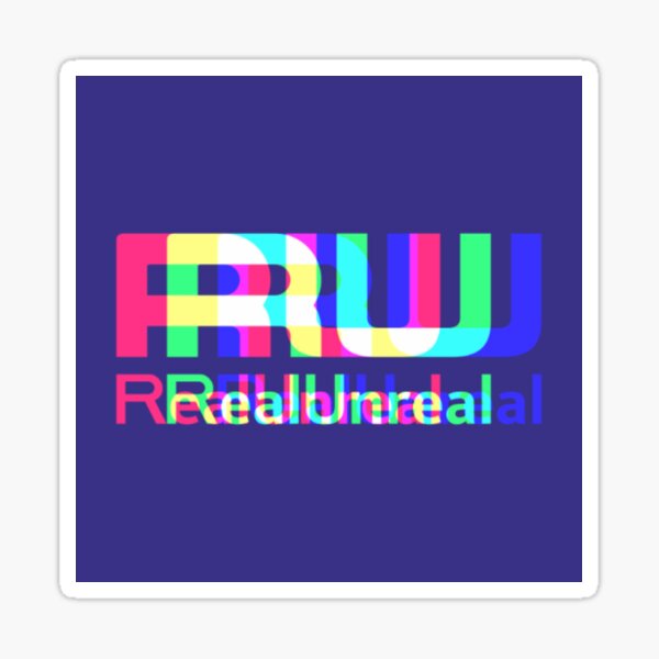 "Real Unreal" Sticker for Sale by RealUnreal26 | Redbubble
