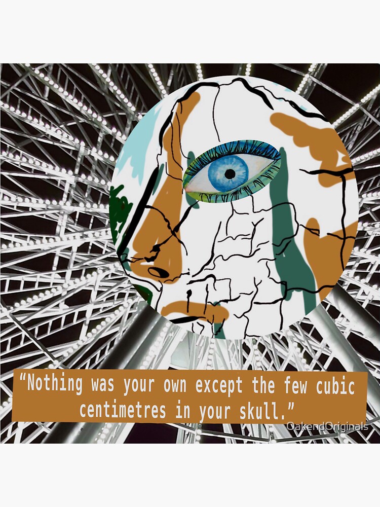 "Big brother is watching " Sticker for Sale by OakendOriginals | Redbubble