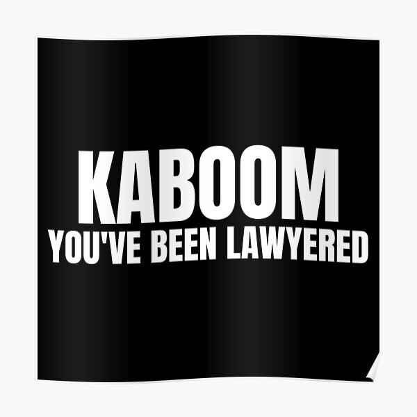 How I Met Your Mother Marshall Lawyered Posters | Redbubble