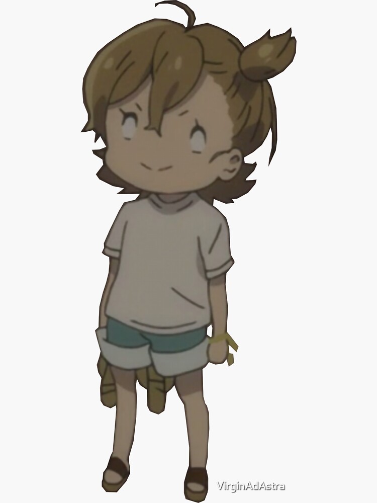 "Kawaii Happy Naru from Barakamon" Sticker for Sale by VirginAdAstra | Redbubble