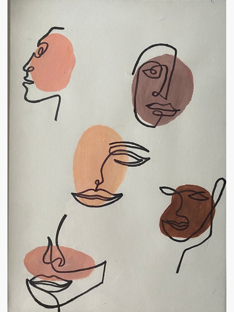 "little faces " Sticker by Kimberleybeal | Redbubble