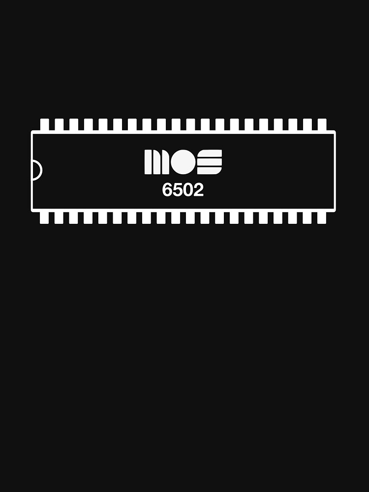 T-shirt « Unité centrale de traitement MOS Technologies 6502, DIP 40 ...