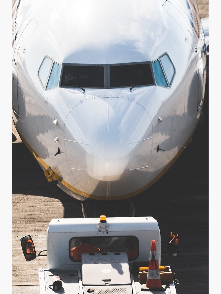 "Boeing 737 front nose profile" Poster for Sale by GintarasJr | Redbubble