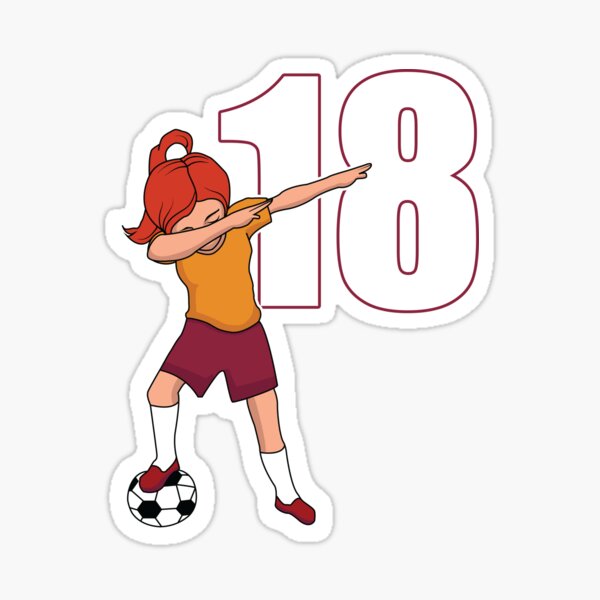 "Awesome Soccer Player Number 18 Soccer Athlete Athletic Sports Team ...
