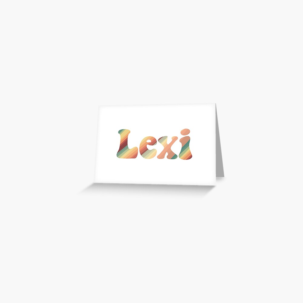 "Lexi custom name design" Sticker for Sale by Lex1designs | Redbubble