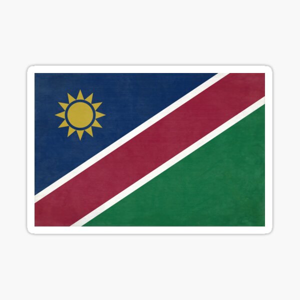 "Namibia Flag" Sticker by LMontgomery | Redbubble