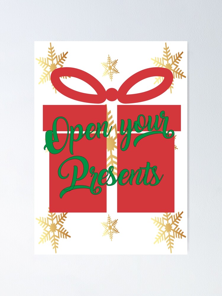 "Present" Poster for Sale by CyrilShop | Redbubble