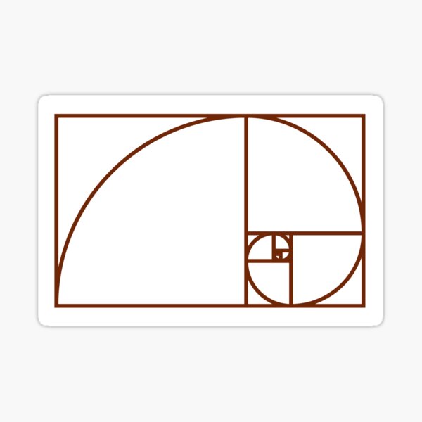 "The Golden Ratio " Sticker by jenscottiepow | Redbubble