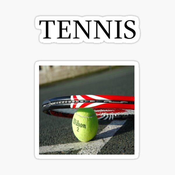 "Tennis Rolland Garos Australian Open US open Wimbledon" Sticker for ...