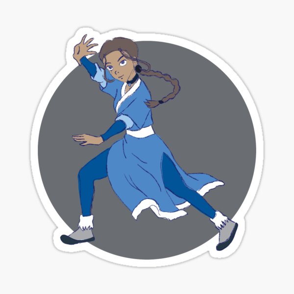"Katara" Sticker by ProScribble | Redbubble