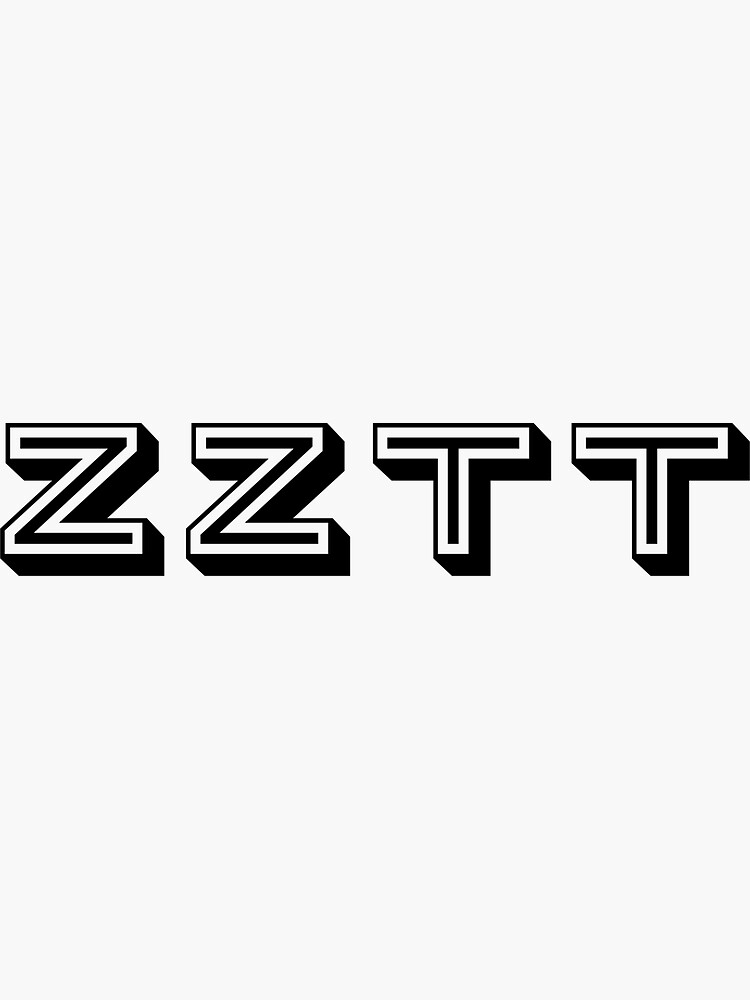 "Zztt" Sticker for Sale by Japanesestore2 | Redbubble