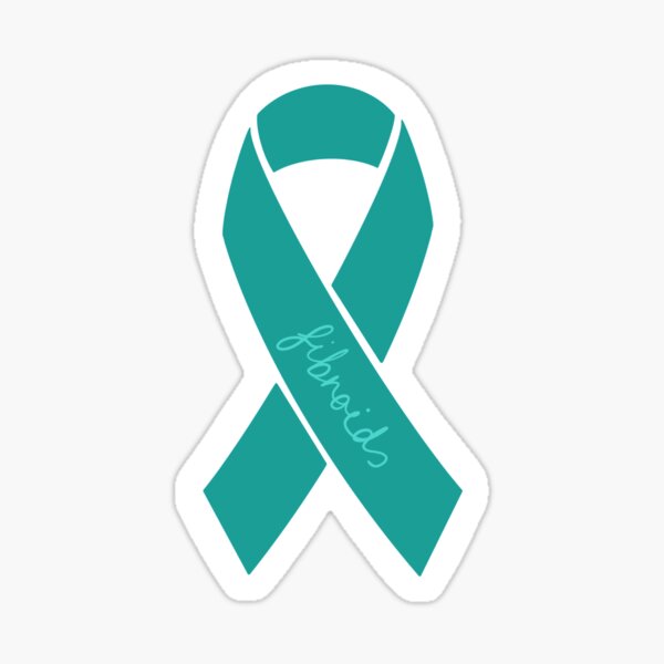 "Fibroid Awareness" Sticker for Sale by hollyvanassen | Redbubble