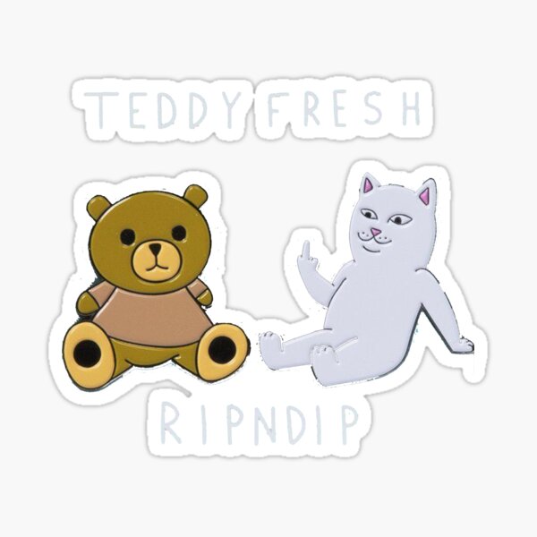 "cute teddy" Sticker for Sale by brianbrim | Redbubble