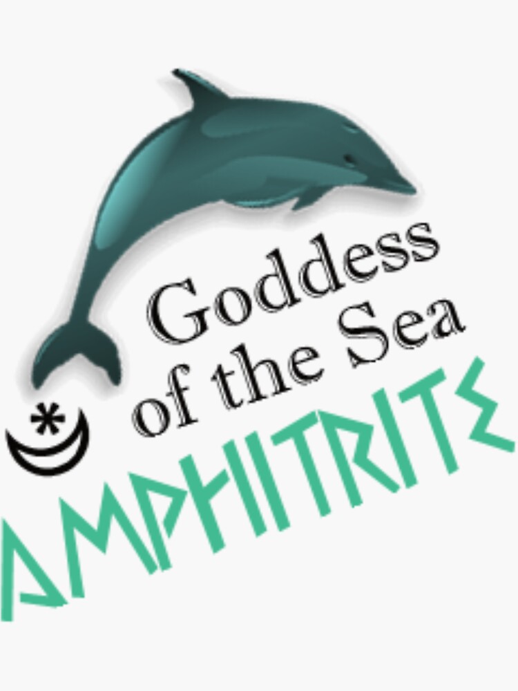 "Amphitrite, Goddess of the Sea" Sticker for Sale by Prints4Pagans ...