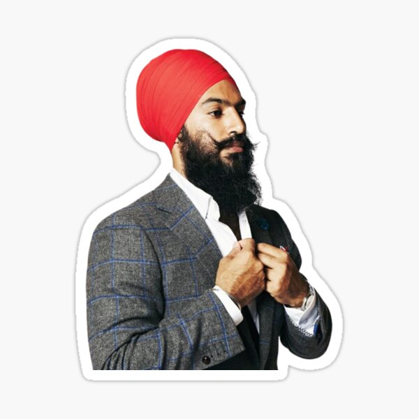 "Jagmeet Singh" Sticker for Sale by littlehapa | Redbubble