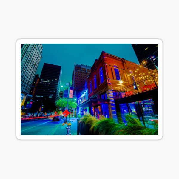 "Bricks on Main Street" Sticker by BondPhotography | Redbubble