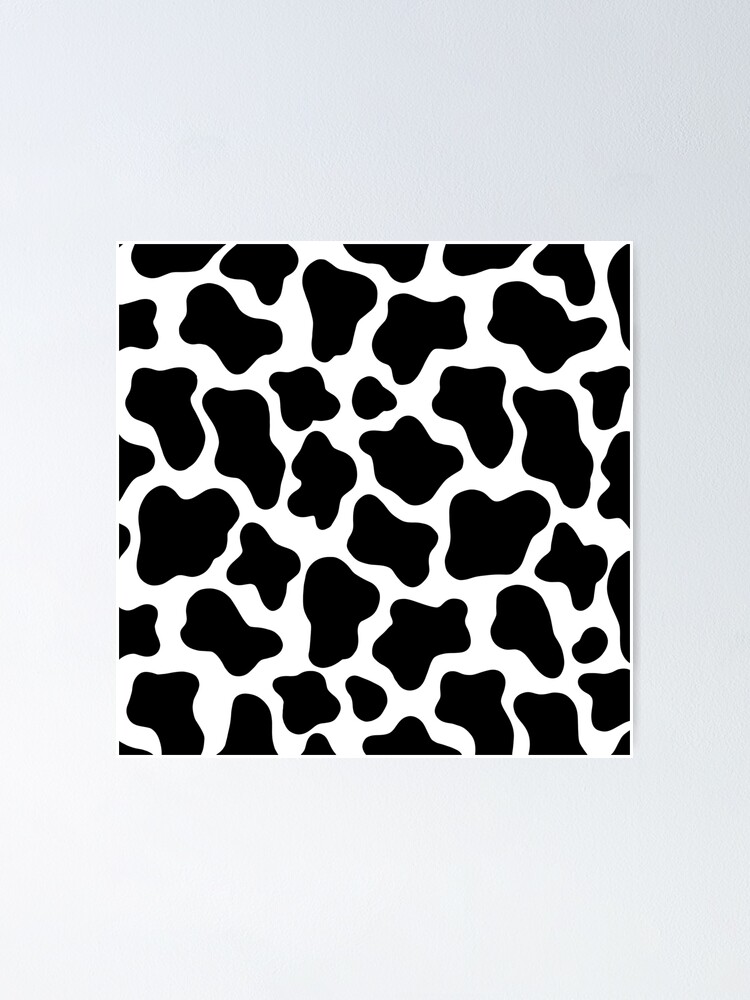 "aesthetic cow print" Poster for Sale by STAR10008 | Redbubble