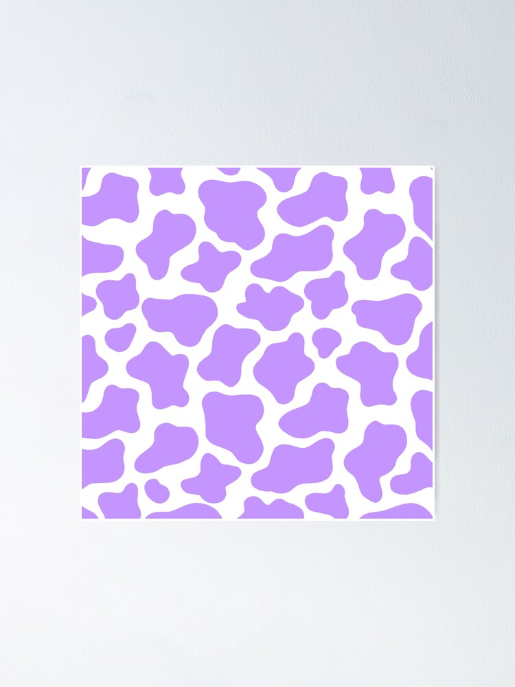 "aesthetic purple cow print" Poster for Sale by STAR10008 | Redbubble