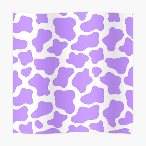 "aesthetic purple cow print" Poster for Sale by STAR10008 | Redbubble
