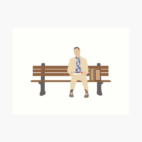 "Forrest Gump illustration" Art Print for Sale by ScorpionRL | Redbubble