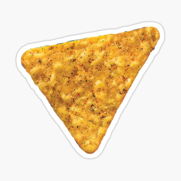 "a single dorito" Sticker for Sale by tayloreccles | Redbubble