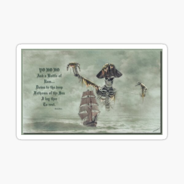 "Davey Jones Locker" Sticker by rgerhard | Redbubble