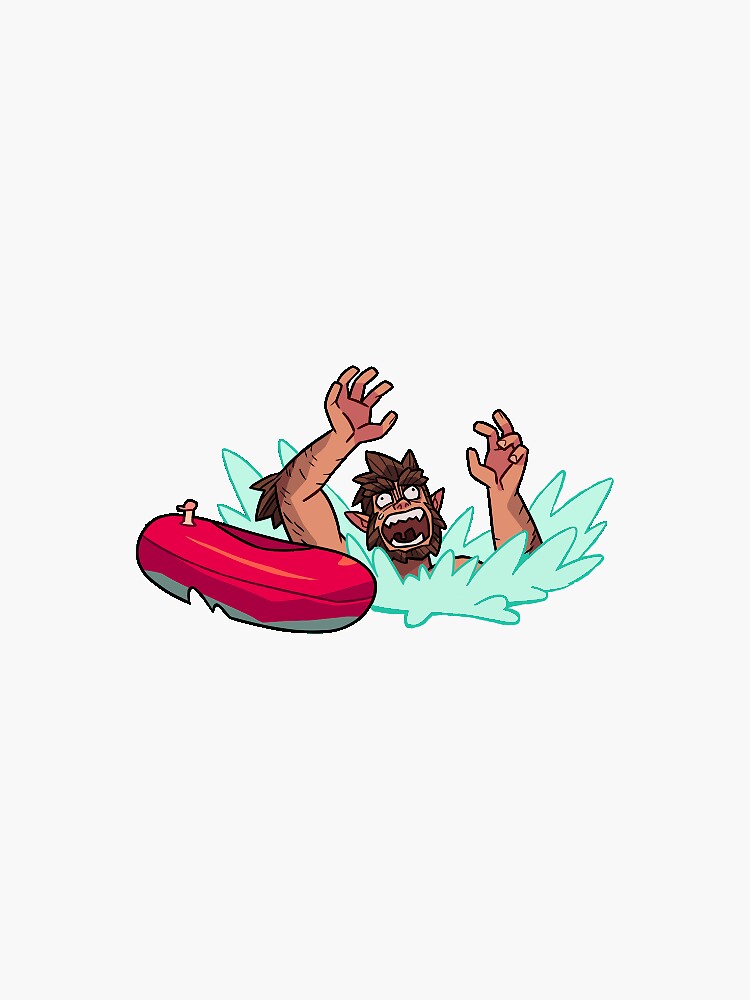 "Scott drowning" Sticker for Sale by dontdoellisd | Redbubble