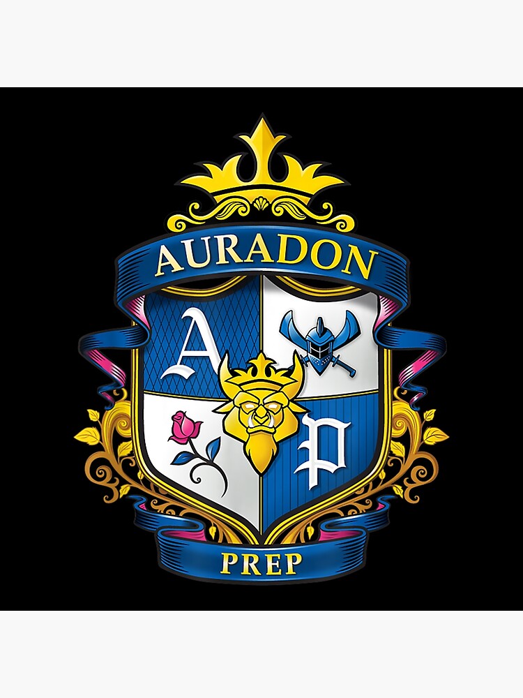 "Descend Auradon Prep Crest" Poster for Sale by dimassimolakeis | Redbubble