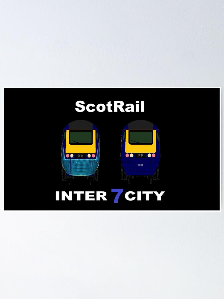"SCOTRAIL HST TRAIN" Poster for Sale by CraigMatthews | Redbubble