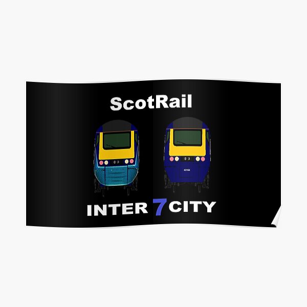 "SCOTRAIL HST TRAIN" Poster for Sale by CraigMatthews | Redbubble