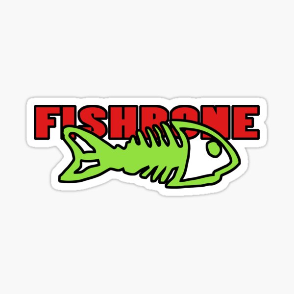 "Fan Art Fishbone Logo " Sticker by FrankAlcantara | Redbubble