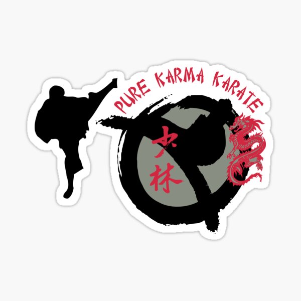"karate" Sticker for Sale by dinadesign | Redbubble