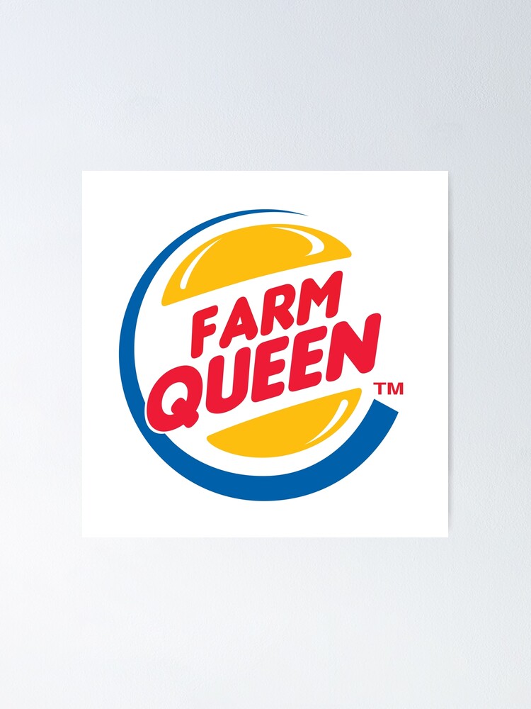 "Farm Queen Perfect Piece For Trending Farmers" Poster for Sale by ...