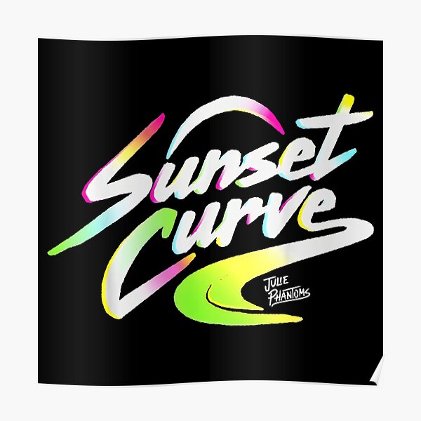 "Sunset Curve" Poster by TekknoOutfits | Redbubble