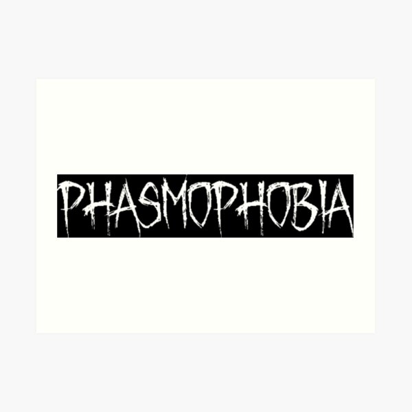 "Phasmophobia Game Logo" Art Print by Nvaa | Redbubble